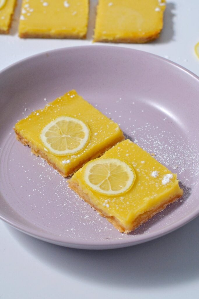 Lemon Protein Bars Recipe (12 grams per bar!) - Joy to the Food