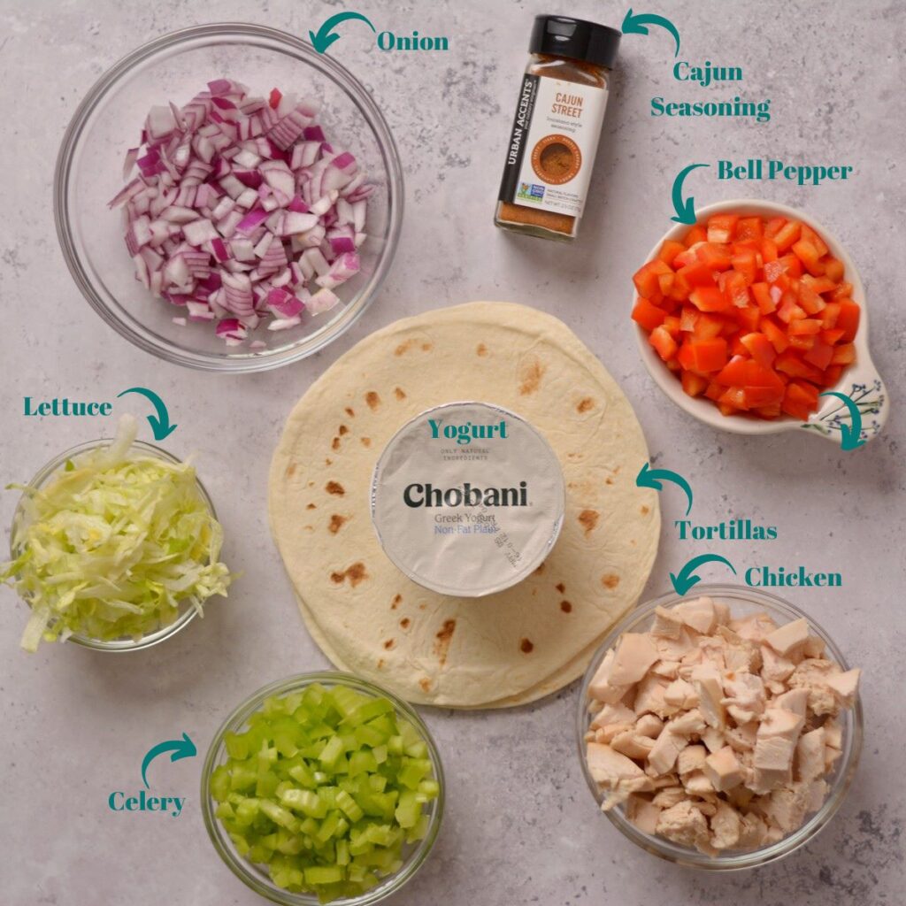 Cajun Chicken Wrap - Joy to the Food