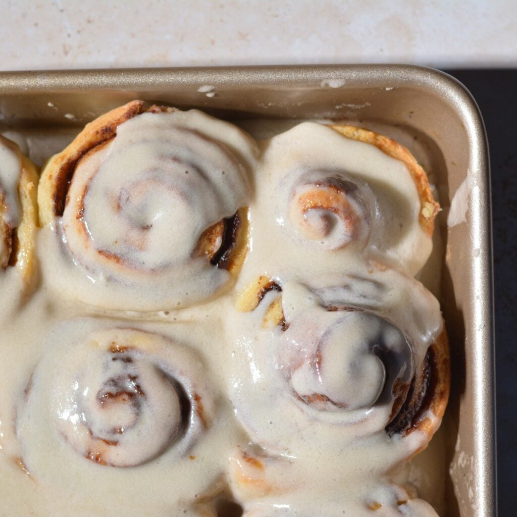 Gooey Collagen Cinnamon Rolls (20 grams per roll!) - Joy to the Food