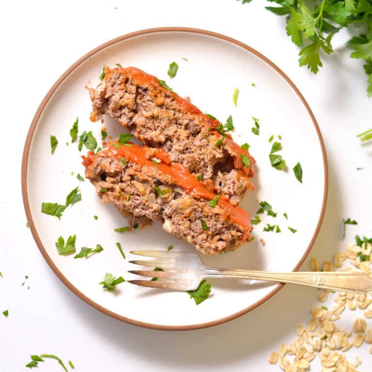 Classic Ground Bison Meatloaf Recipe with Oatmeal - Joy to the Food