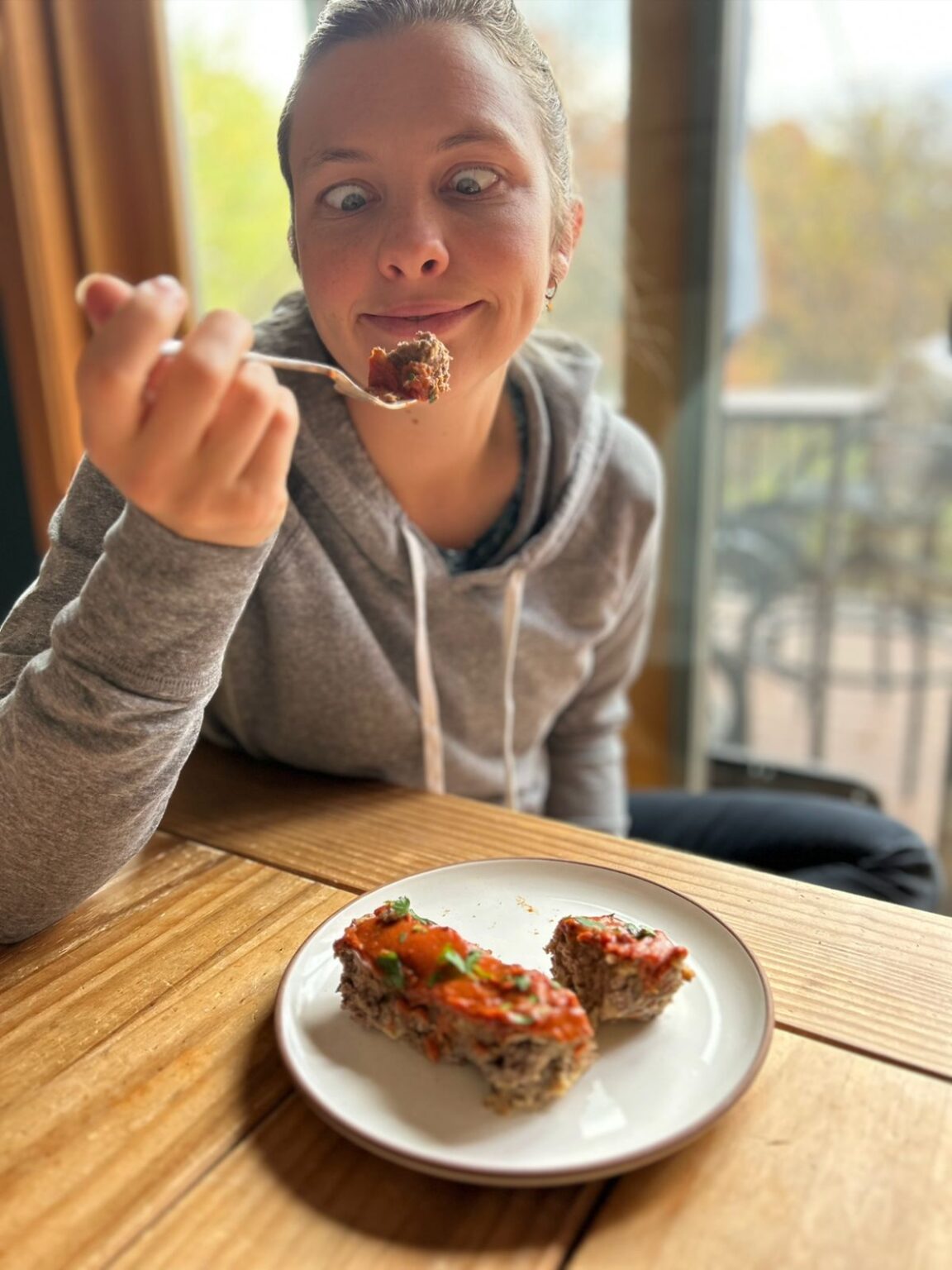 Classic Ground Bison Meatloaf Recipe with Oatmeal - Joy to the Food