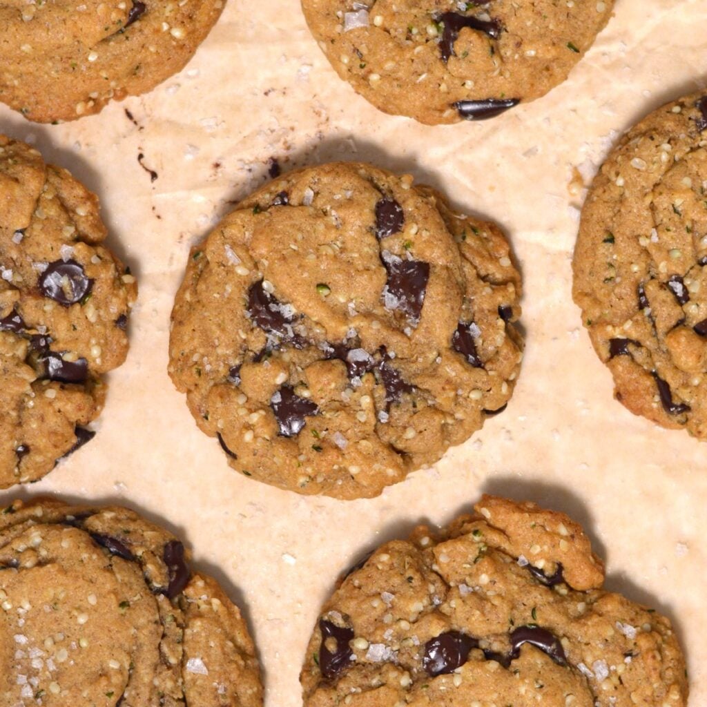 Protein Chocolate Chip Cookies (20 Minutes, No Chill!) - Joy to the Food