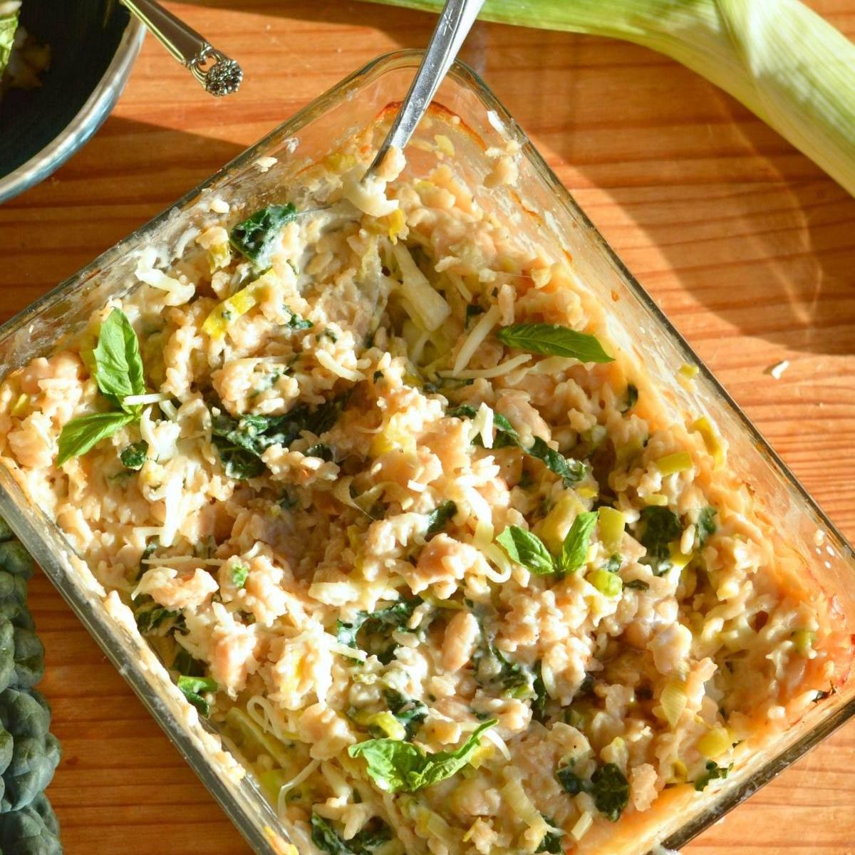 white bean casserole (31g of protein) - Joy to the Food